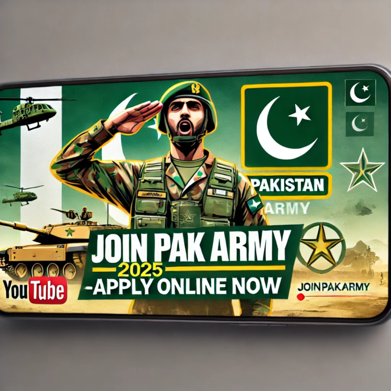 join Pak army online registration 2026 - asfjob.com