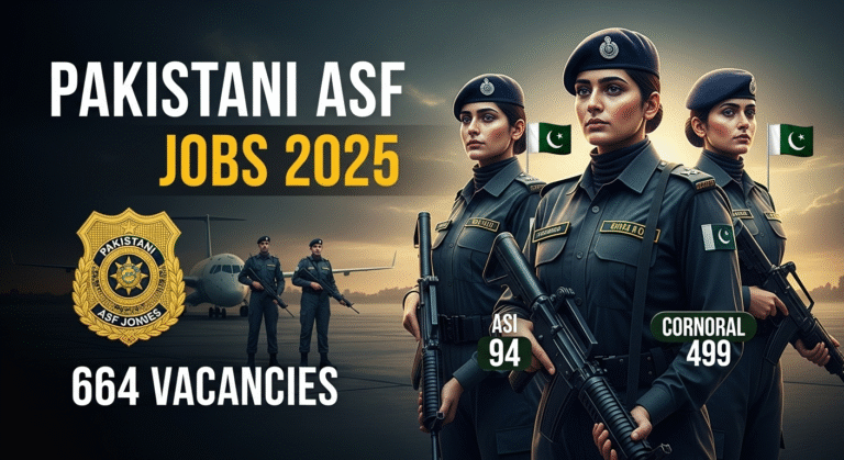 ASF Jobs 2026 – 664 Vacancies Announced (ASI 94 & Corporal 499) – Apply ...